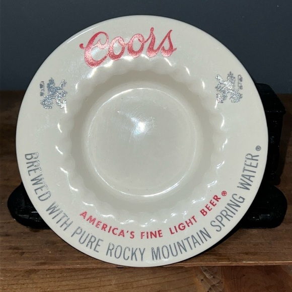 Coors | Accents | Vintage Coors Ashtray 6 Americas Fine Light Beer ...